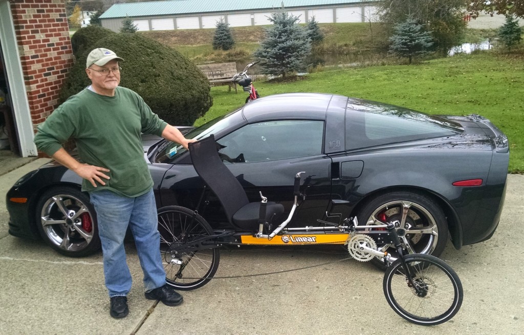 Folding Linear Limo Recumbent Bike